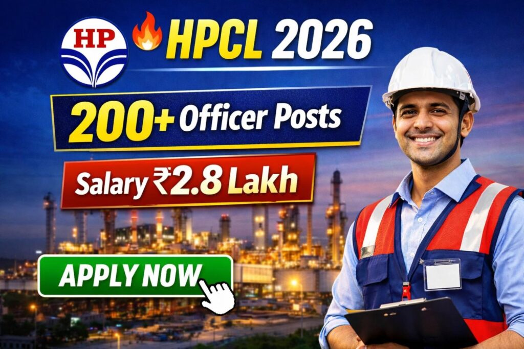 HPCL Recruitment 2026 Apply Online | 200+ Officer Posts